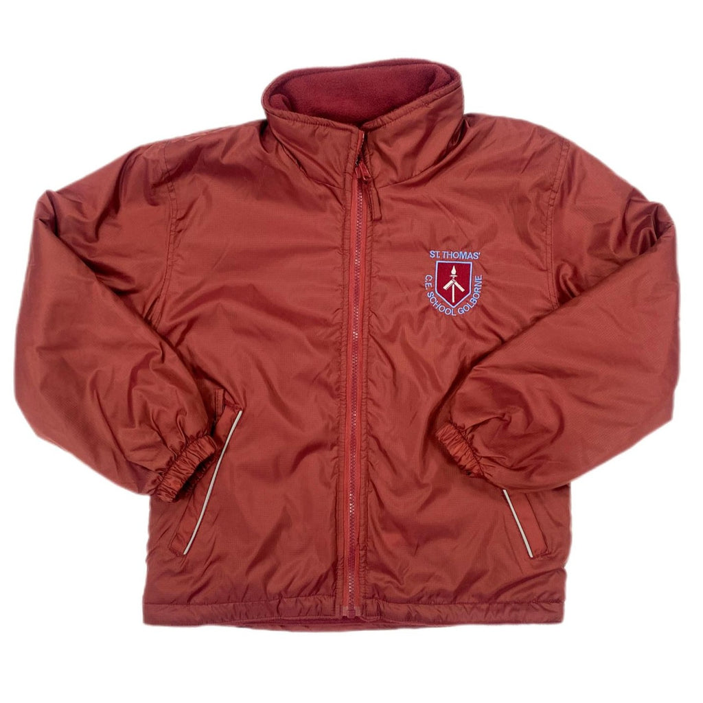 Reversible Jacket With School Logo | Rainbow-Uniforms