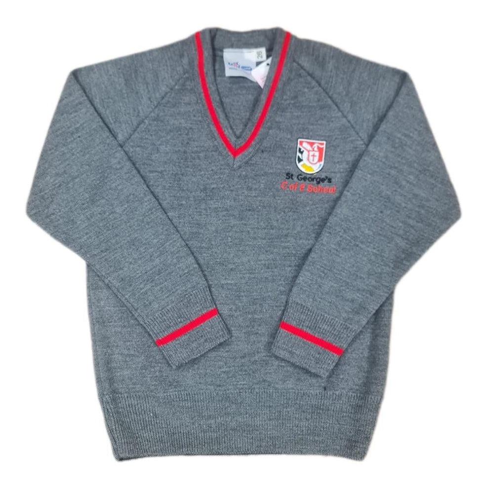 St George CE Primary School Knitted -Jumper | Rainbow-Uniforms