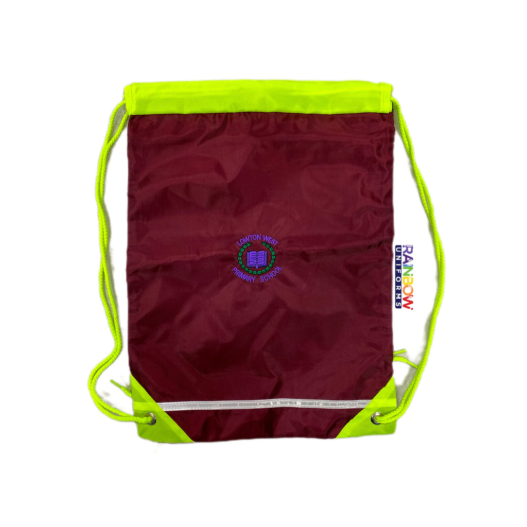 Lowton West Primary HI-Viz P.E Bag | Rainbow-Uniforms