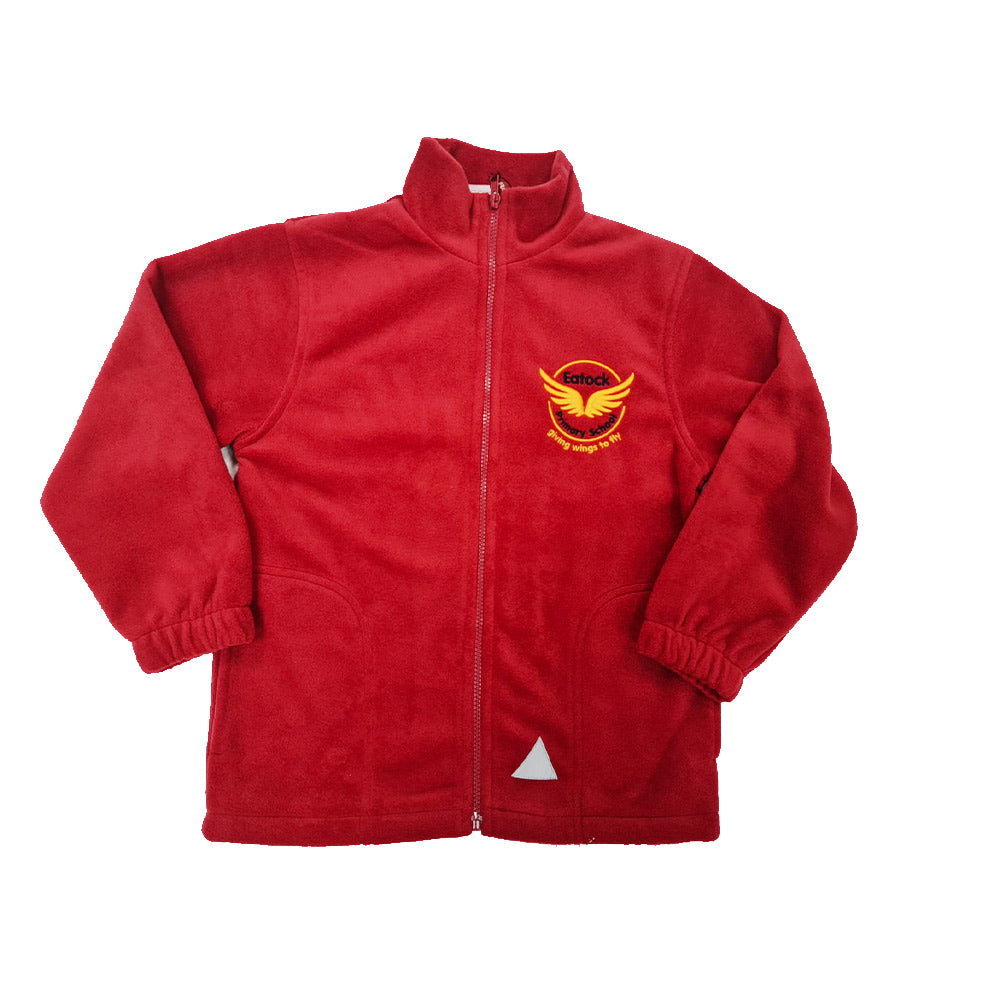 Eatock Primary School Fleece Jacket-Red | Rainbow-Uniforms